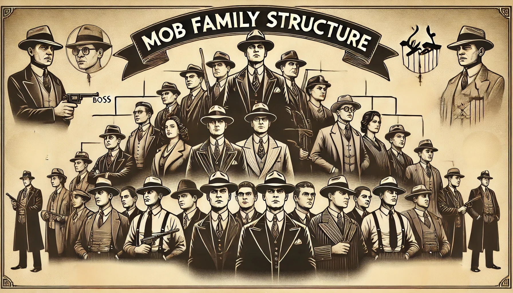 How Is A Mafia Family Structured? - National Crime Syndicate