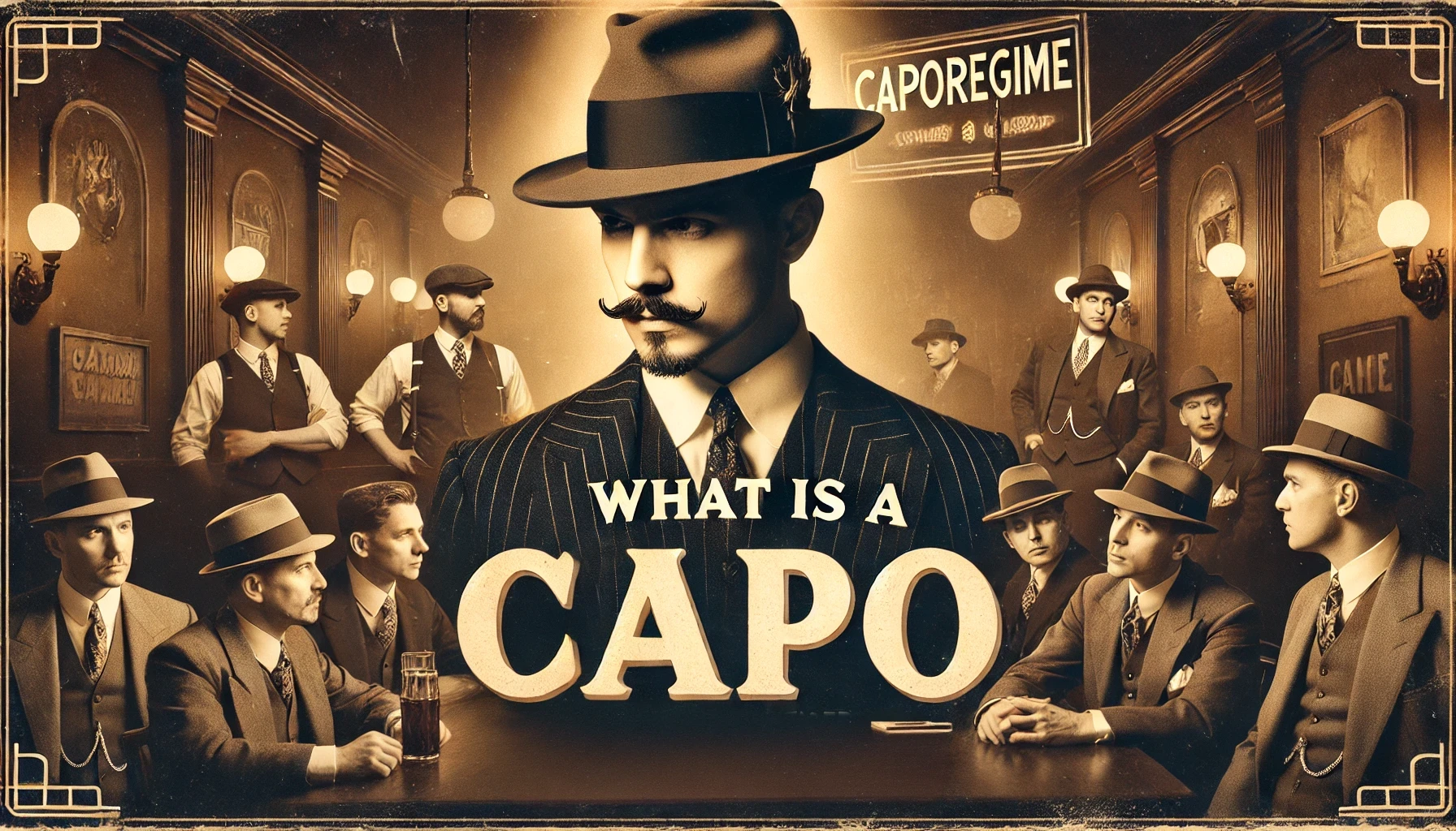What is a Caporegime? – Mafia Family Structures - National Crime Syndicate